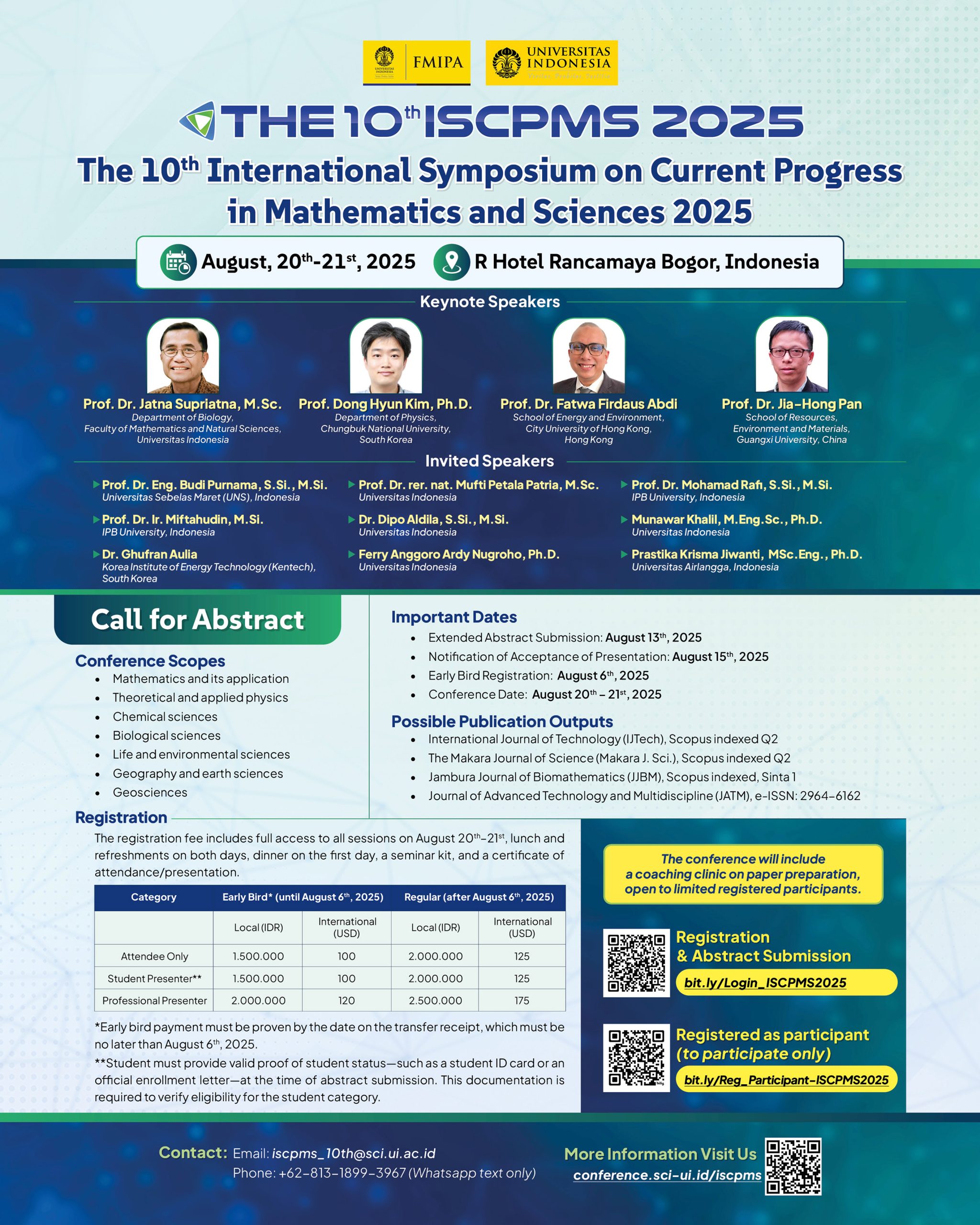 ISCPMS – Conference UI